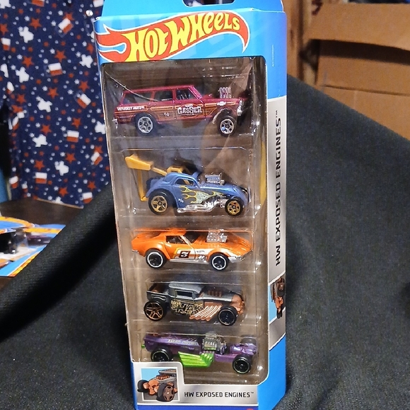 Hot Wheels | Toys | Hot Wheels Exposed Engines 5pack Cars | Poshmark